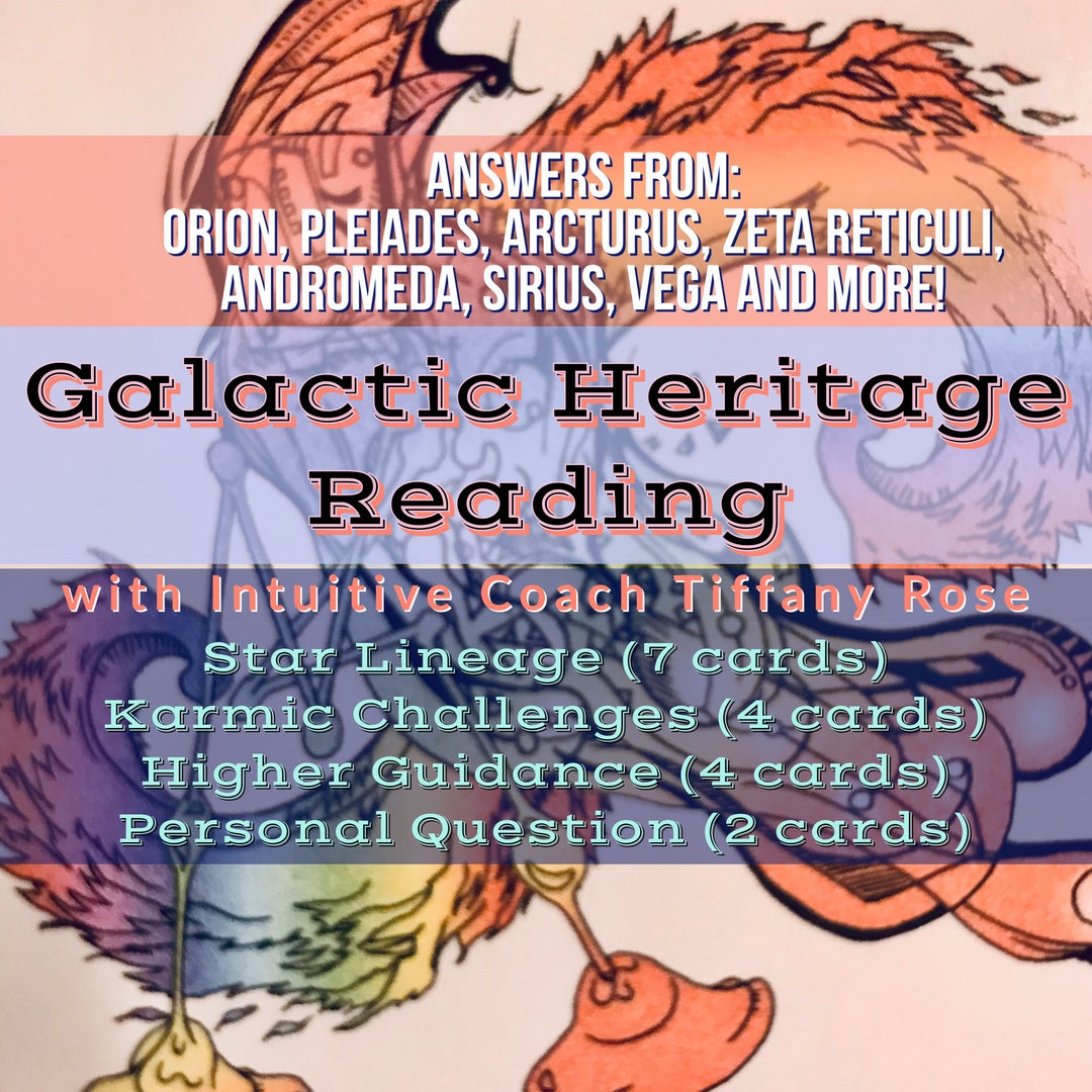 Cosmic Messages From the Galactic's, 7-card Star Lineage Spread, for ...