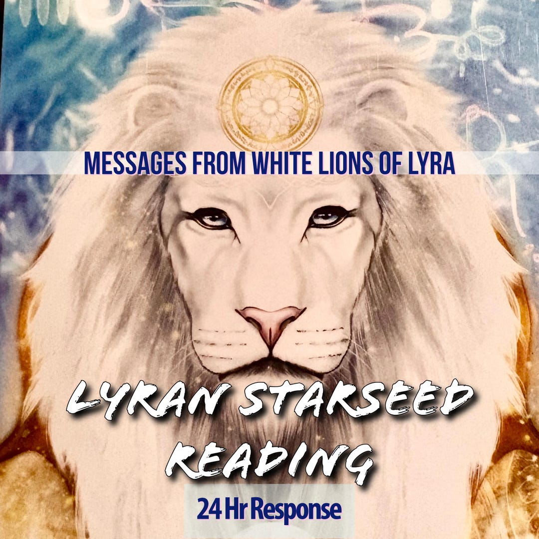 LYRAN STARSEED READING: Cosmic Messages From White Lions of Lyra, for ...