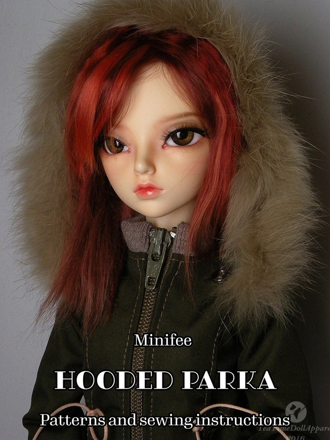 Minifee A-line Doll: Parka Sewing Pattern - PDF With Instructions - Etsy