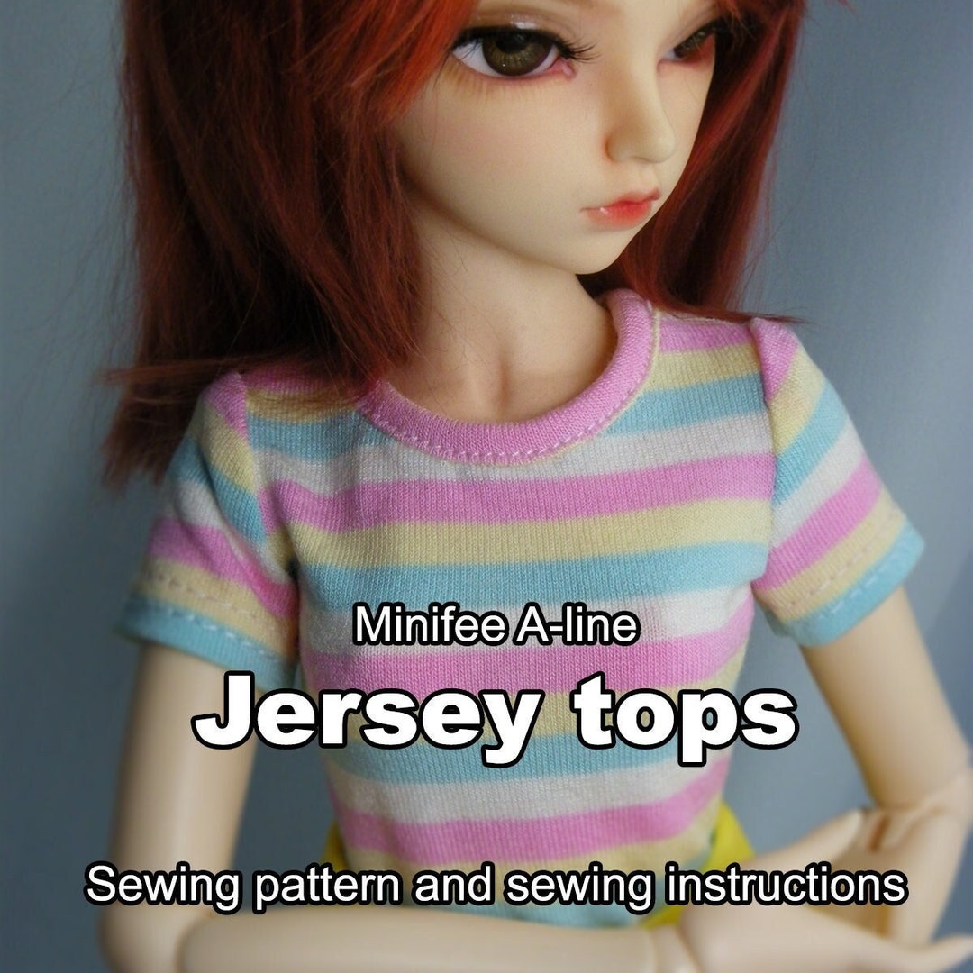 Minifee A-line Doll: T-shirt Sewing Pattern - PDF With Instructions - Etsy