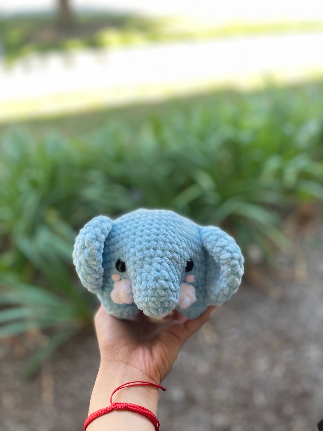 Crochet Elephant Plush - Etsy