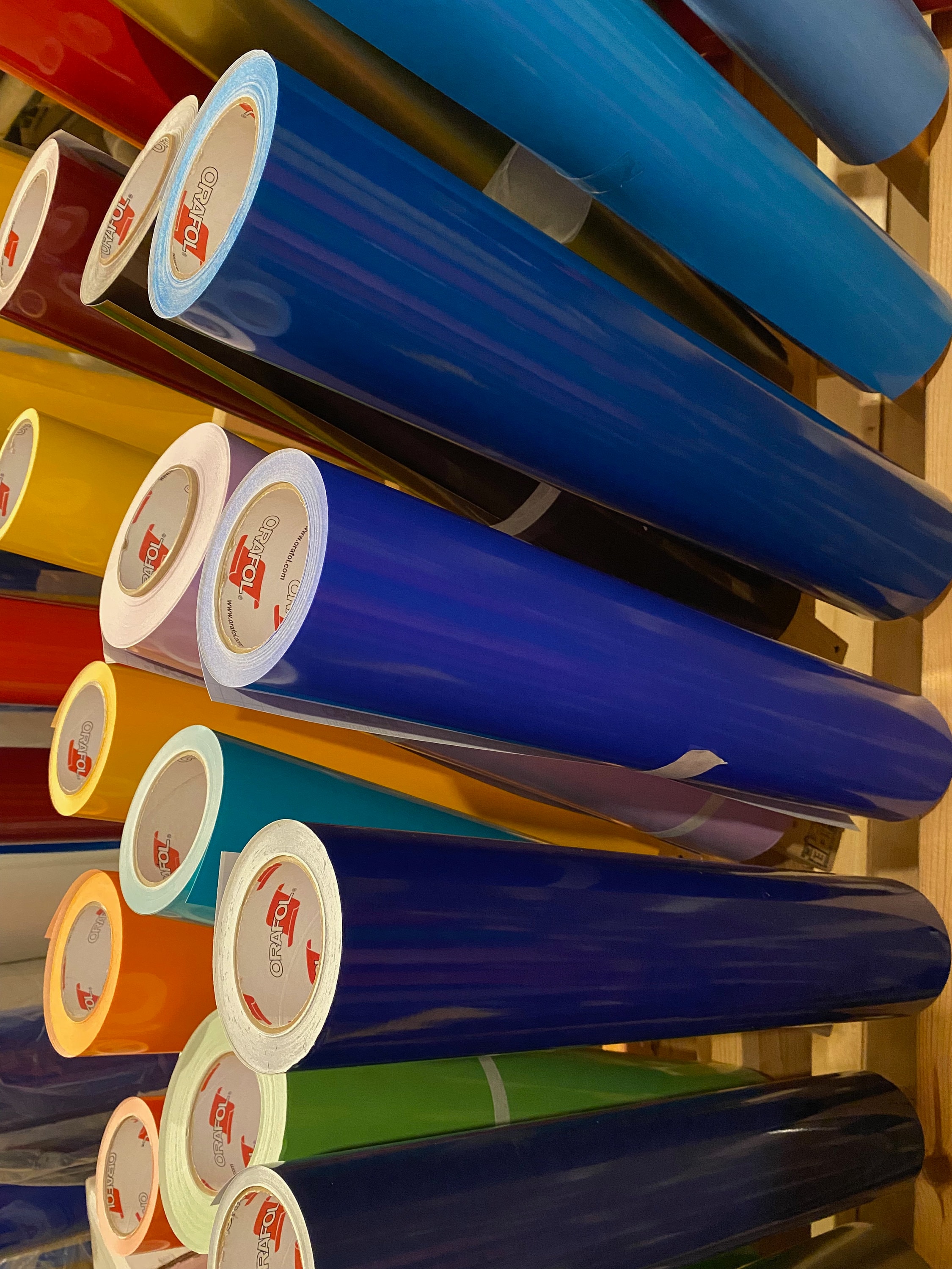 5 Rolls 24" X 5ft Oracal 651 Bundle/ Your Choice of 5 Colors From Our ...