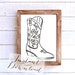 Cowboy Boot Print Cowboy Boot Western Printable Vintage - Etsy