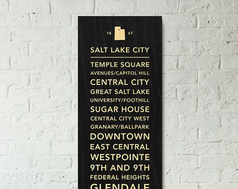 Salt Lake City Sign - Etsy