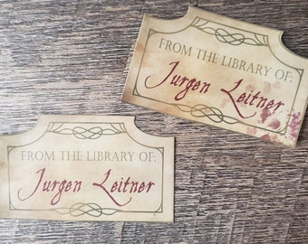 Library of Jurgen Leitner - Etsy