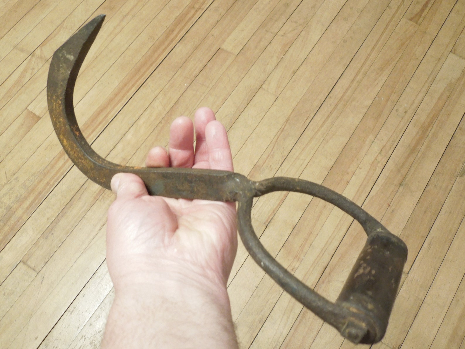 Antique Longshoreman's Hook, Stevedore, Large Hay Hook, Farm Decor ...