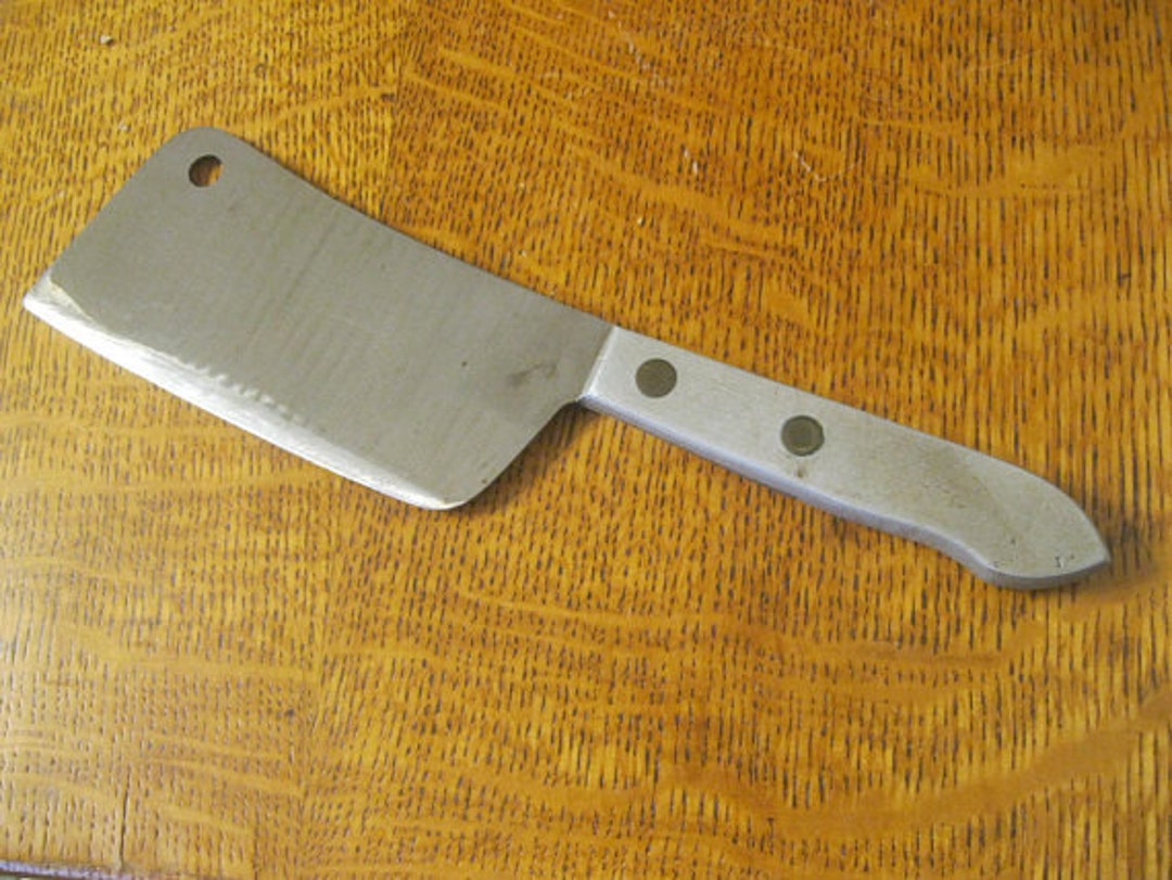 Vintage Aluminum Handle Meat Cleaver 1940's Meat Cleaver - Etsy