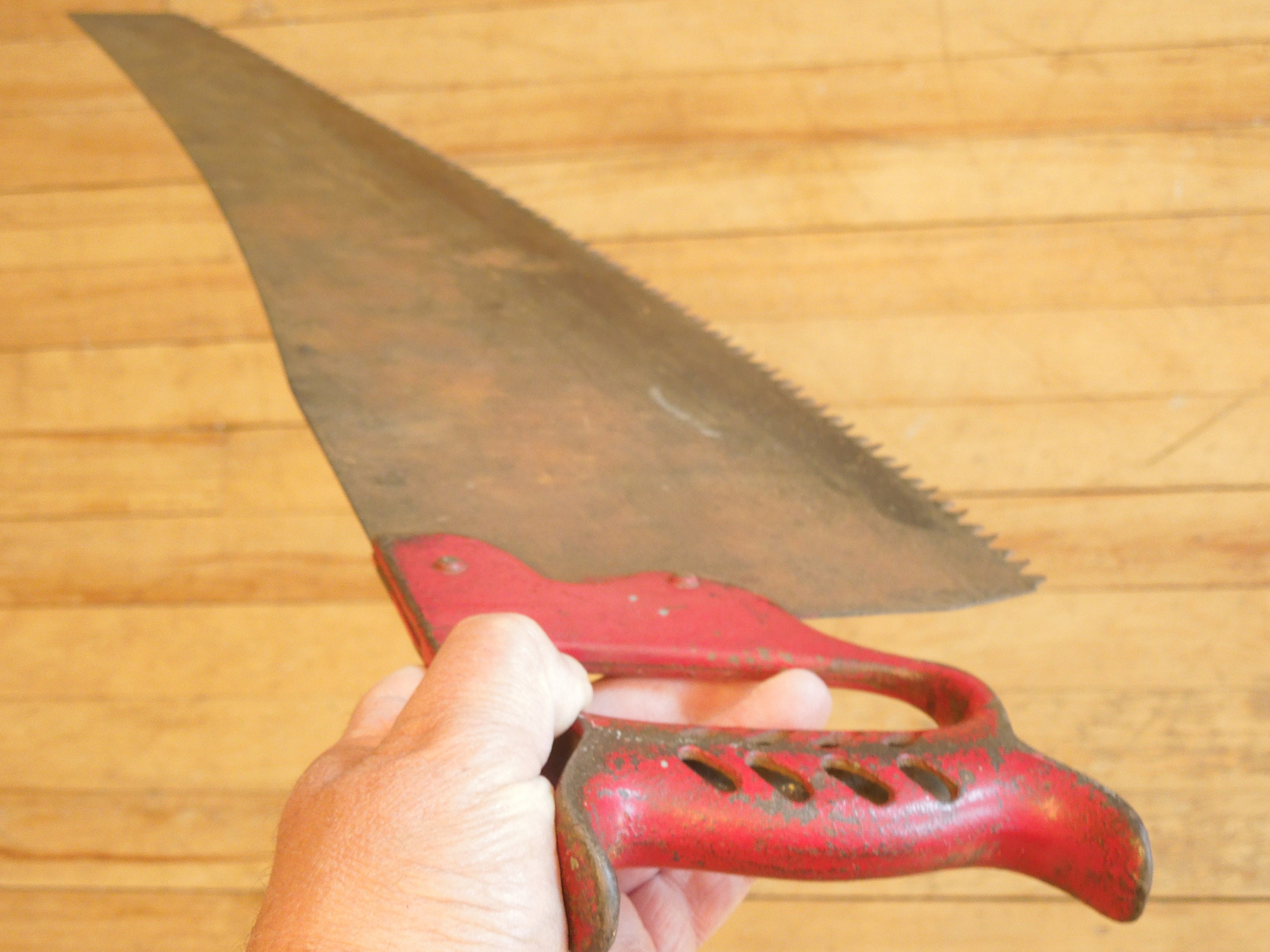 Large Ice Cutting Hand Saw Cast Iron Handle Hand Saw FREE - Etsy