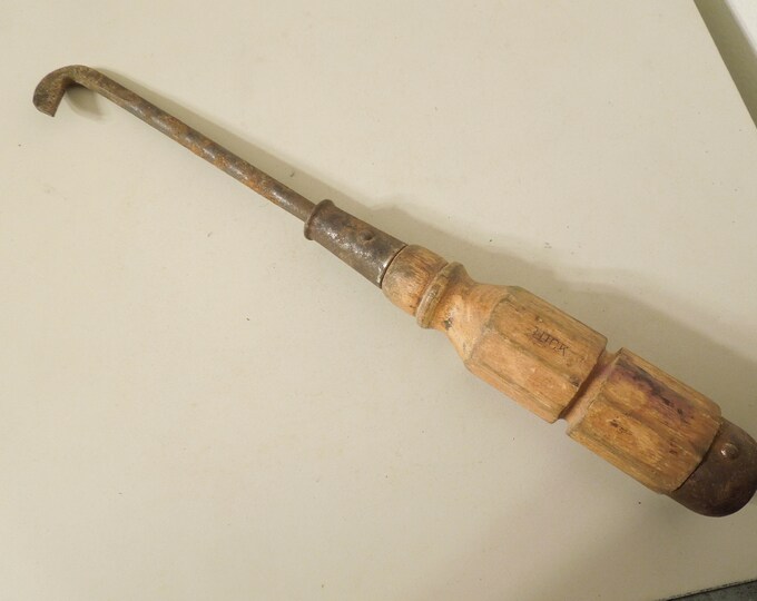 Vintage Boat Deck Reefing Hook Tool, Shipwrights Hook Tool, Maritime ...