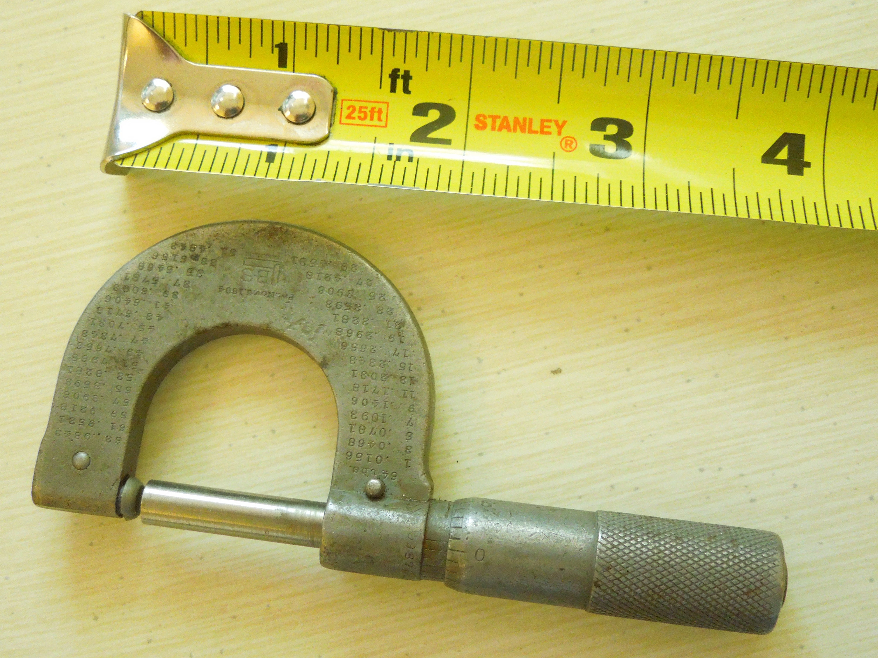 Rare Antique Micrometer Brown & Sharpe Micrometer - Etsy Norway
