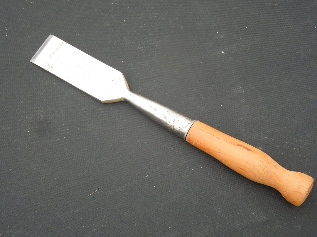 Antique Framing Chisel, Large Woodworking Beveled Chisel, FREE SHIPPING ...