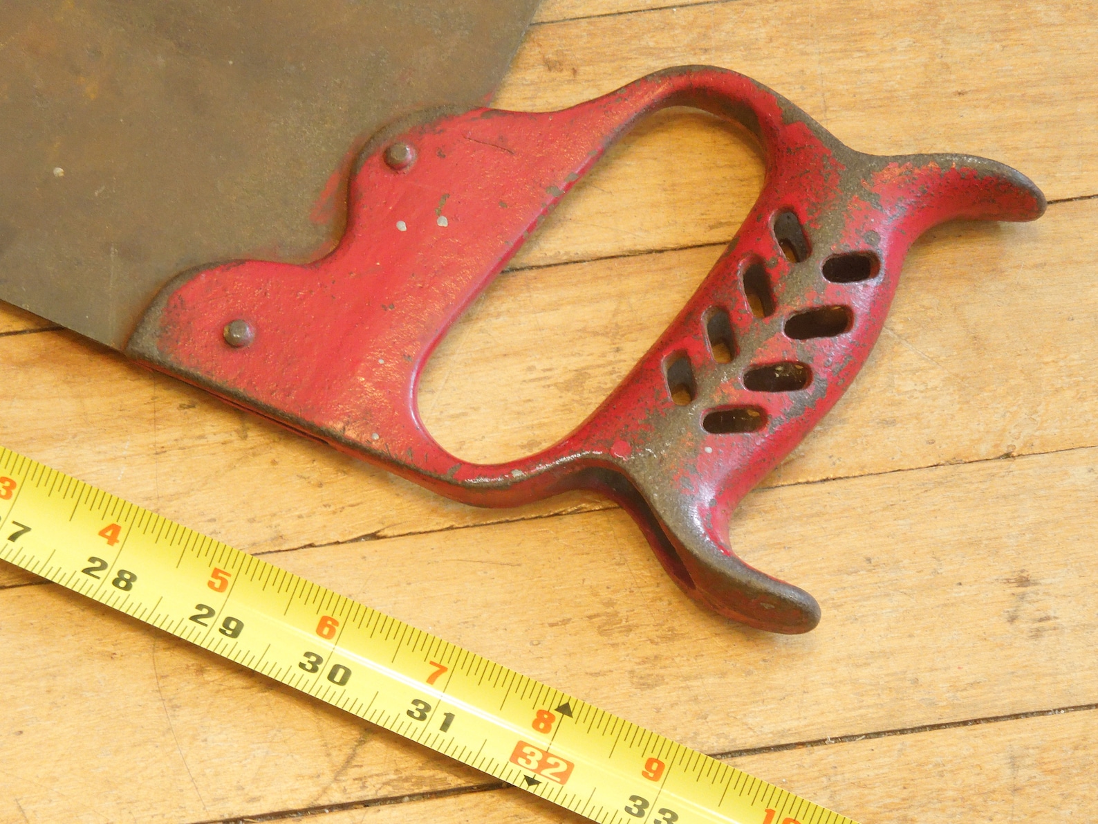 Large Ice Cutting Hand Saw Cast Iron Handle Hand Saw FREE - Etsy