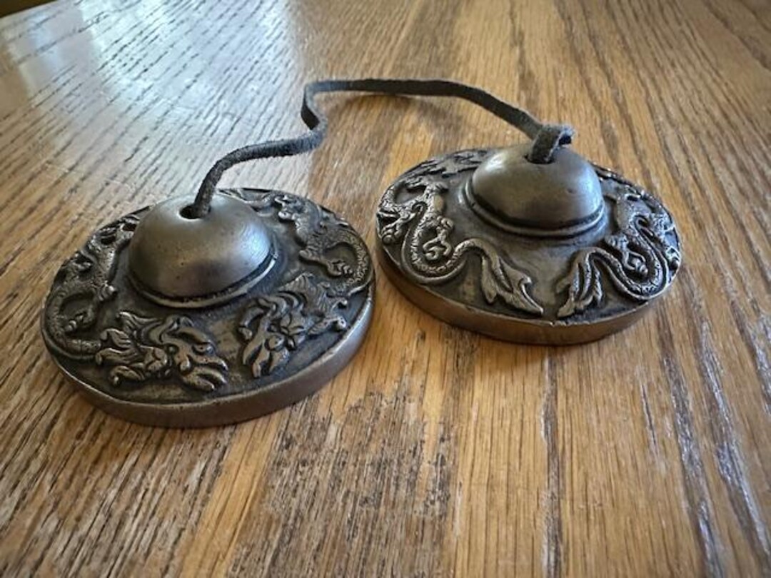 Prayer Bells/chimes on Leather Cord - Etsy