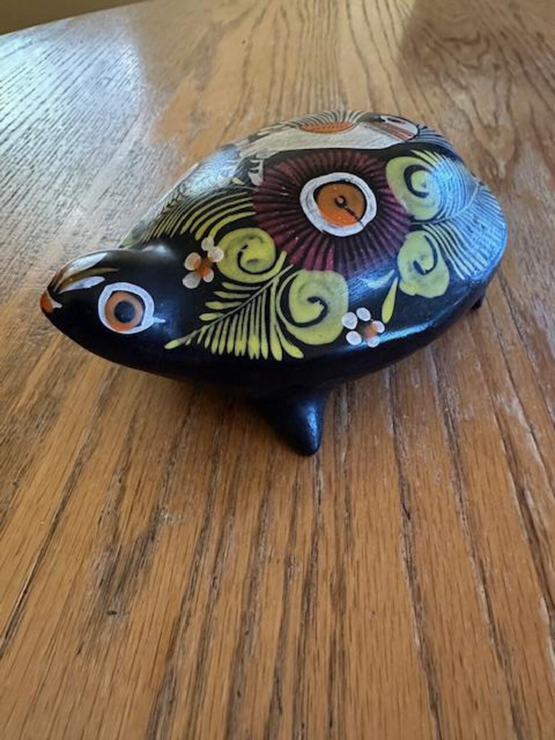 Oaxacan Handpainted Turtle - Etsy