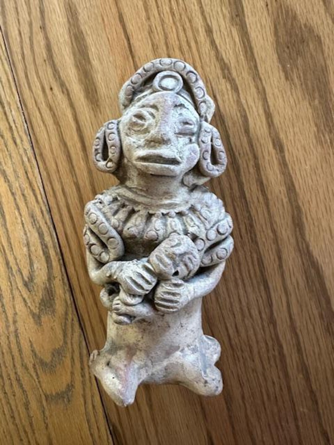 Mexican Clay Mother and Child Figurine - Etsy