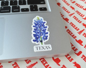 Texas Bluebonnet Die-cut Sticker - Durable Waterproof Decal of the ...