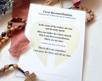 first reconciliation card