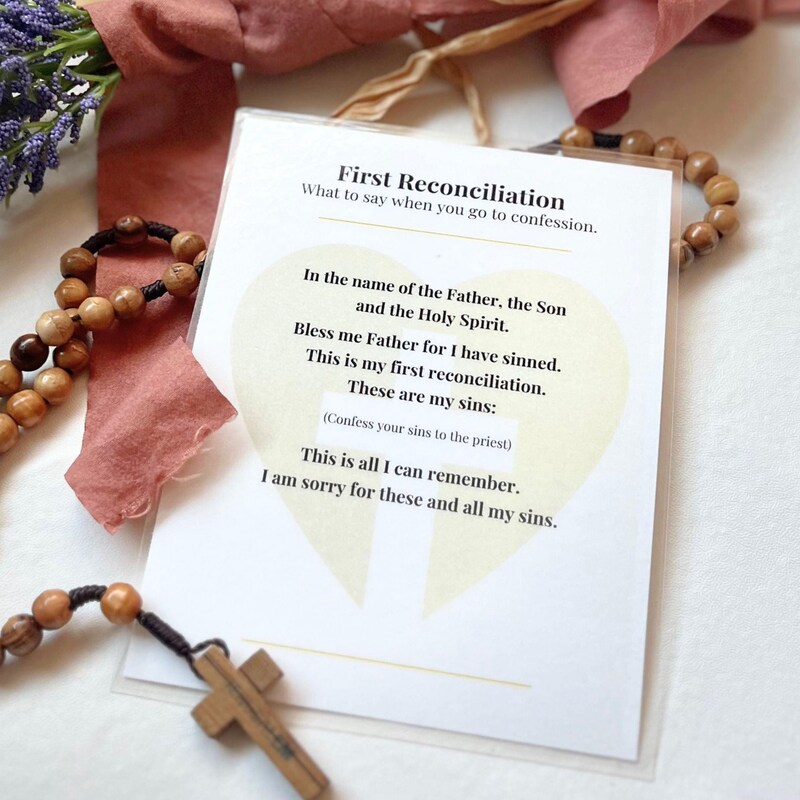 First Penance - Etsy