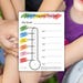 Goal Progress Tracker for Kids - PDF Instant Download, Children Reward ...