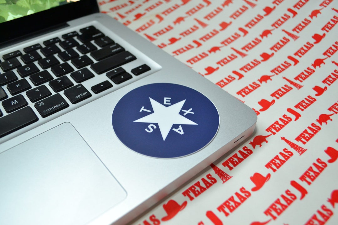 De Zavala Texas Flag Sticker: Waterproof Vinyl Decal - Etsy