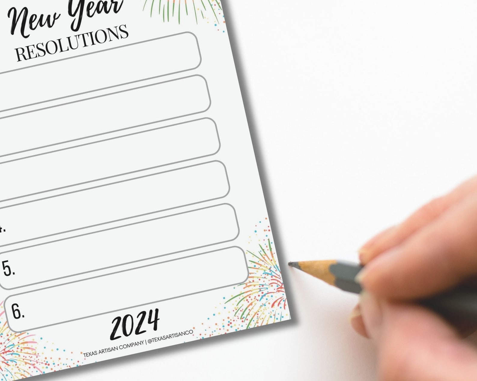 Family New Year Resolutions 2024 PDF Instant Download, Family Goals ...