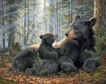 Bear Quilt Panel | Etsy