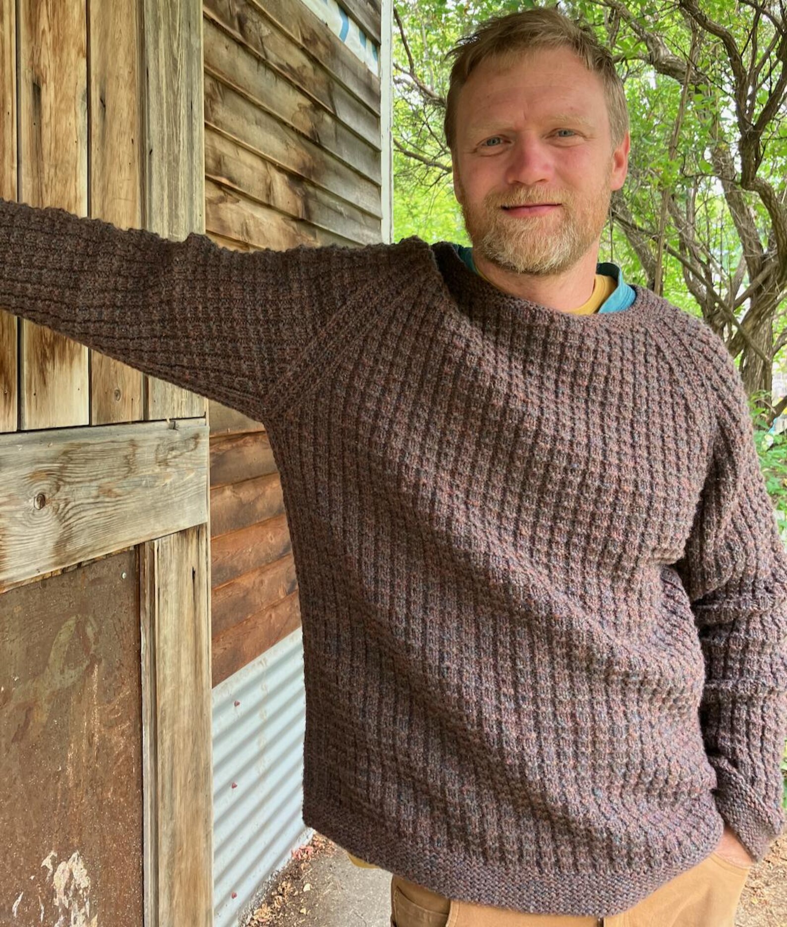 Mens Knitted Sweater Pattern, Knitting Pattern, Mens Raglan Sweater ...