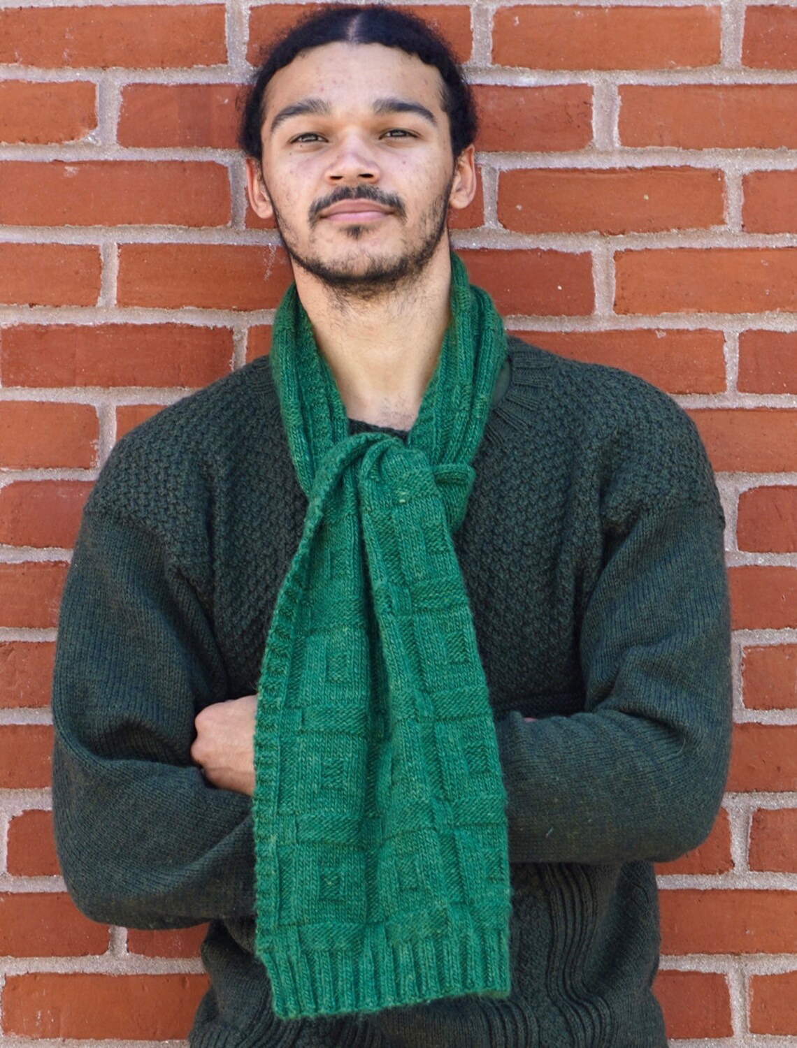 Reversible Scarf Knitting Pattern PDF, Reversible Knit Scarf Pattern ...