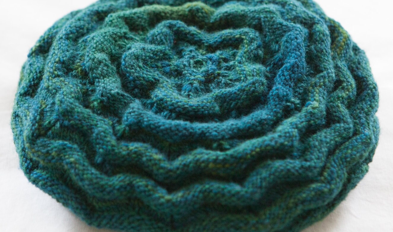 Beret, Tam, Hat Knitting Pattern, Pdf, Knitted Beret Pattern, Knitted ...