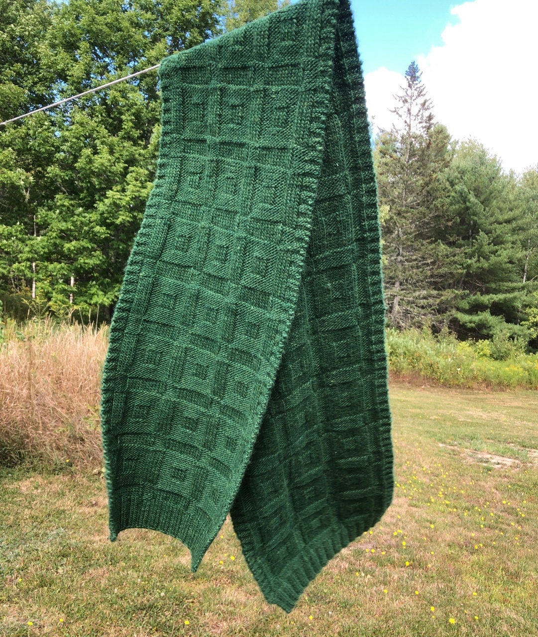 Reversible Scarf Knitting Pattern PDF, Reversible Knit Scarf Pattern ...