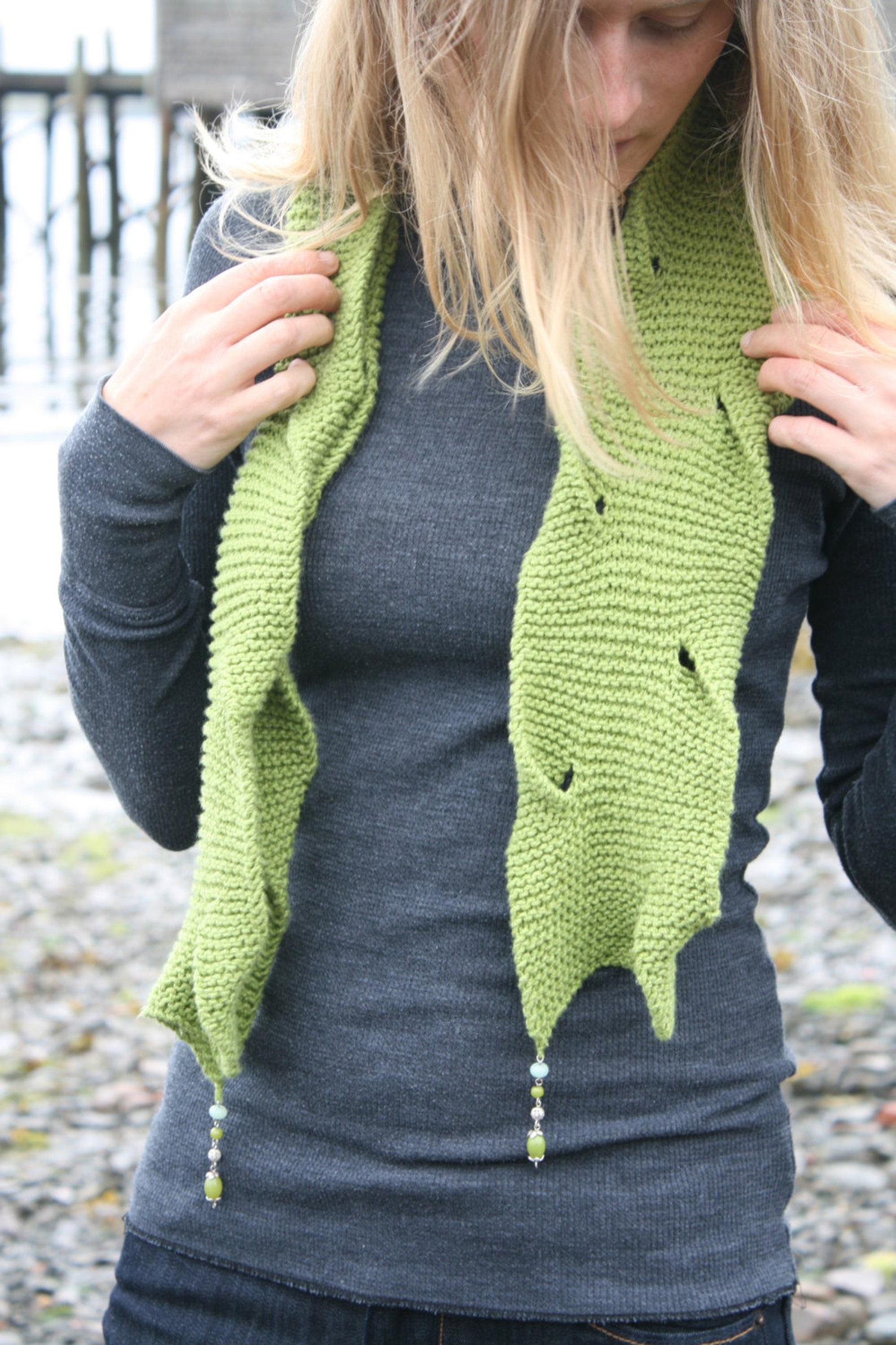 Scarf Knitting Pattern PDF, Summer Scarf Knitting Pattern, Knit Scarf ...