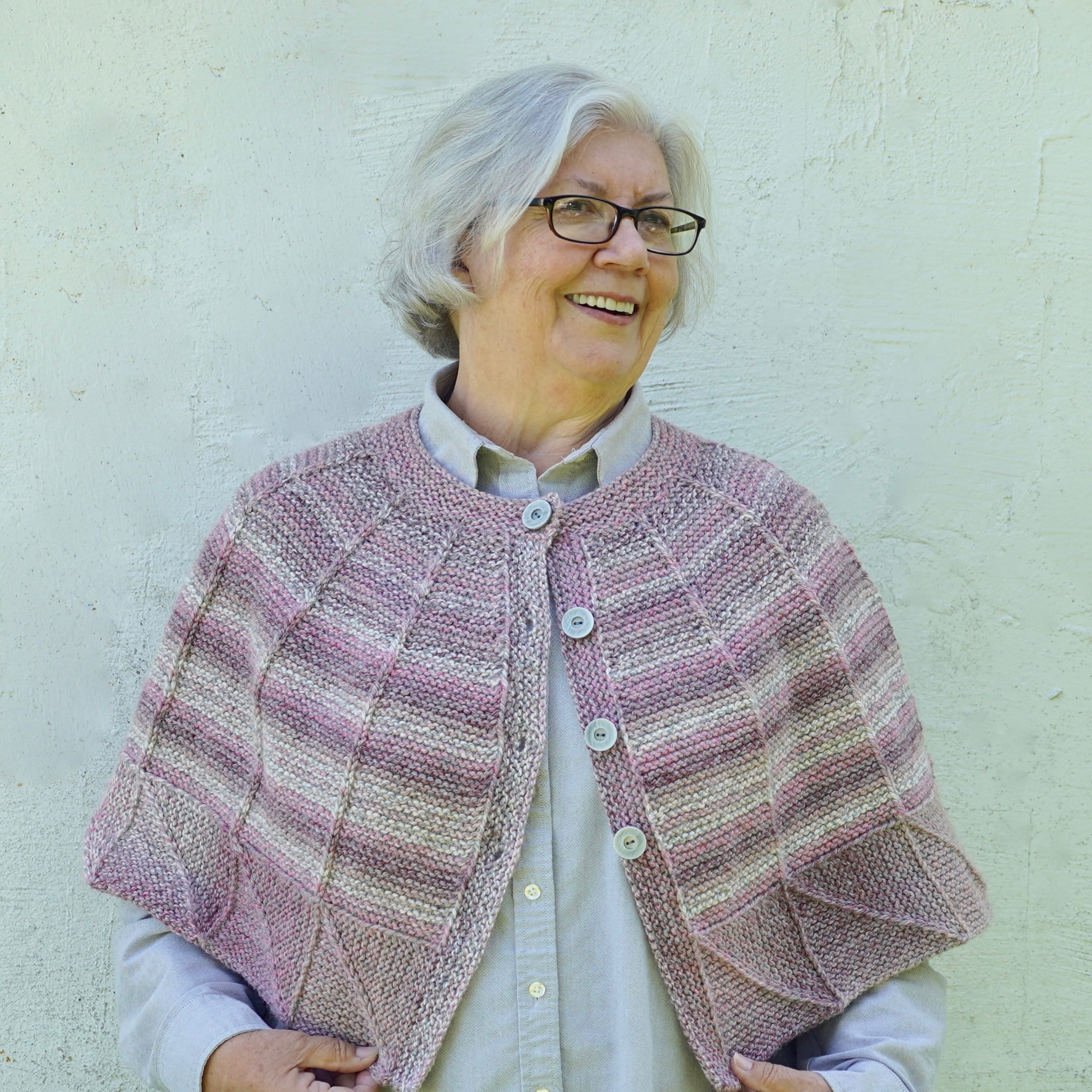 Cape Knitting Pattern PDF, Seamless Knitted Cape Pattern, Quick Knit ...