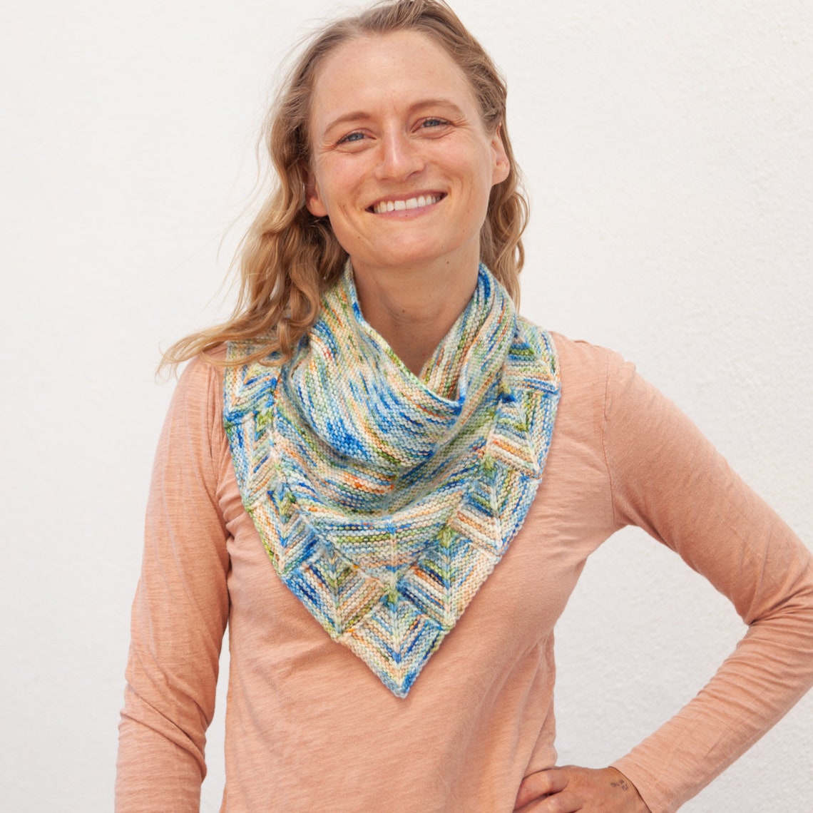 Mitered Square Cowl Knitting Pattern, PDF, Bandana Style Knitted Cowl ...