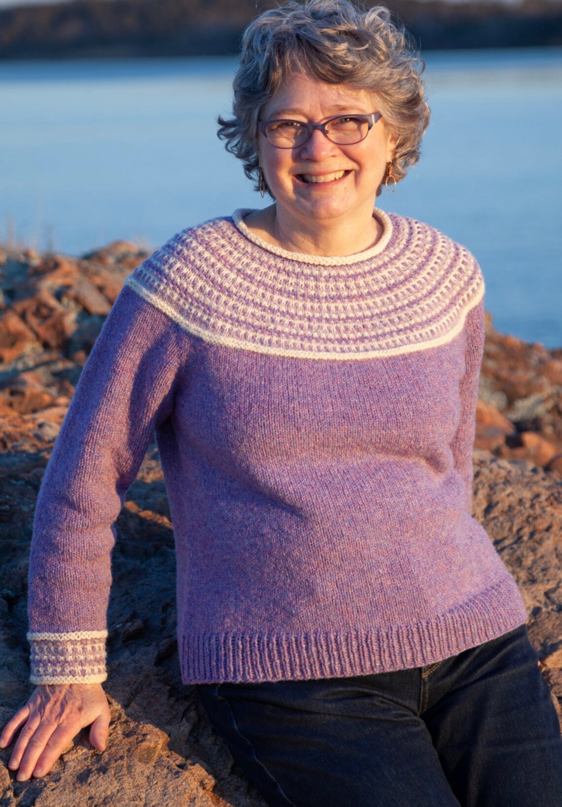 Seamless Yoke Sweater Knitting Pattern PDF, Top Down Knit Sweater ...