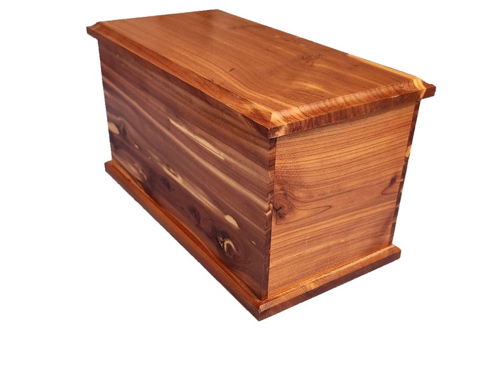 Cedar Wooden Companion Urn – Holds 400 Cubic Inches - Etsy