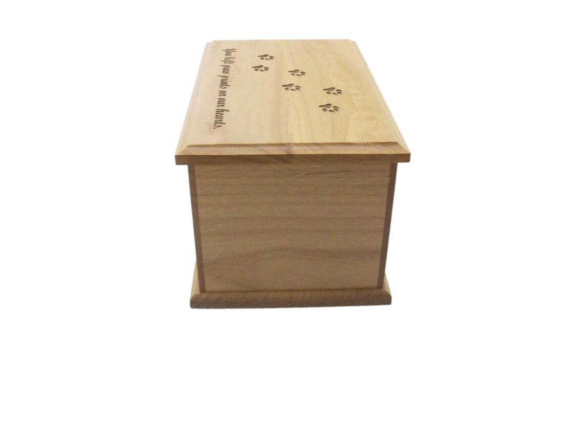 Extra-large Engraved Dog Paw Print Alder - Etsy