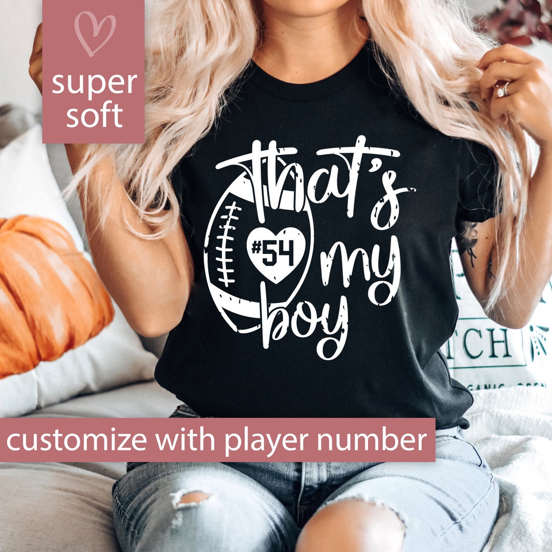 Custom Football Shirt for Football Mom, Football Mom Shirt, That's My ...