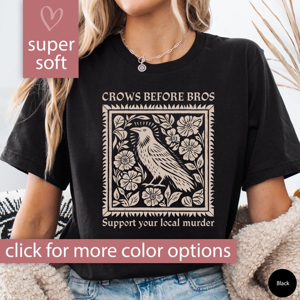 Crow Shirt - Etsy