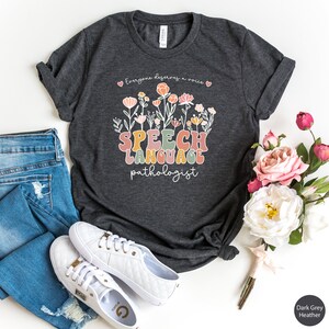 SLP Shirt for Speech Therapist, Speech Therapy Tshirt for SLP Teacher ...