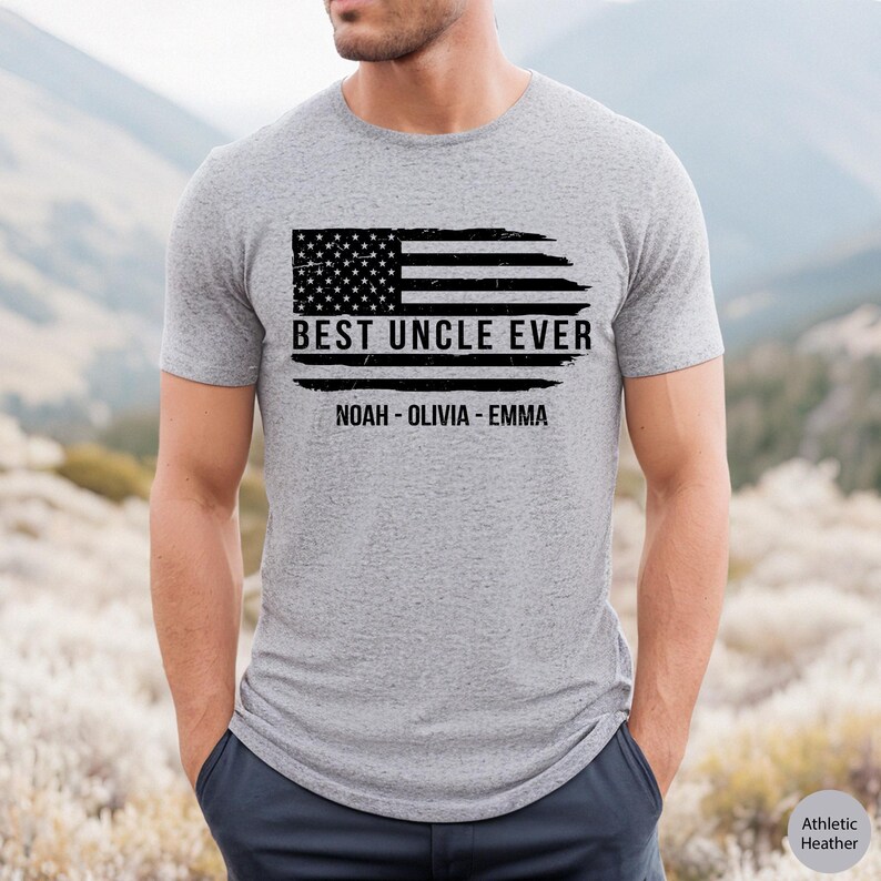 Best Uncle Gift, Custom Best Uncle Shirt, Best Uncle Ever Tshirt, Uncle ...