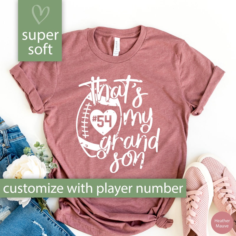 Thats My Grandson Football Svg - Etsy