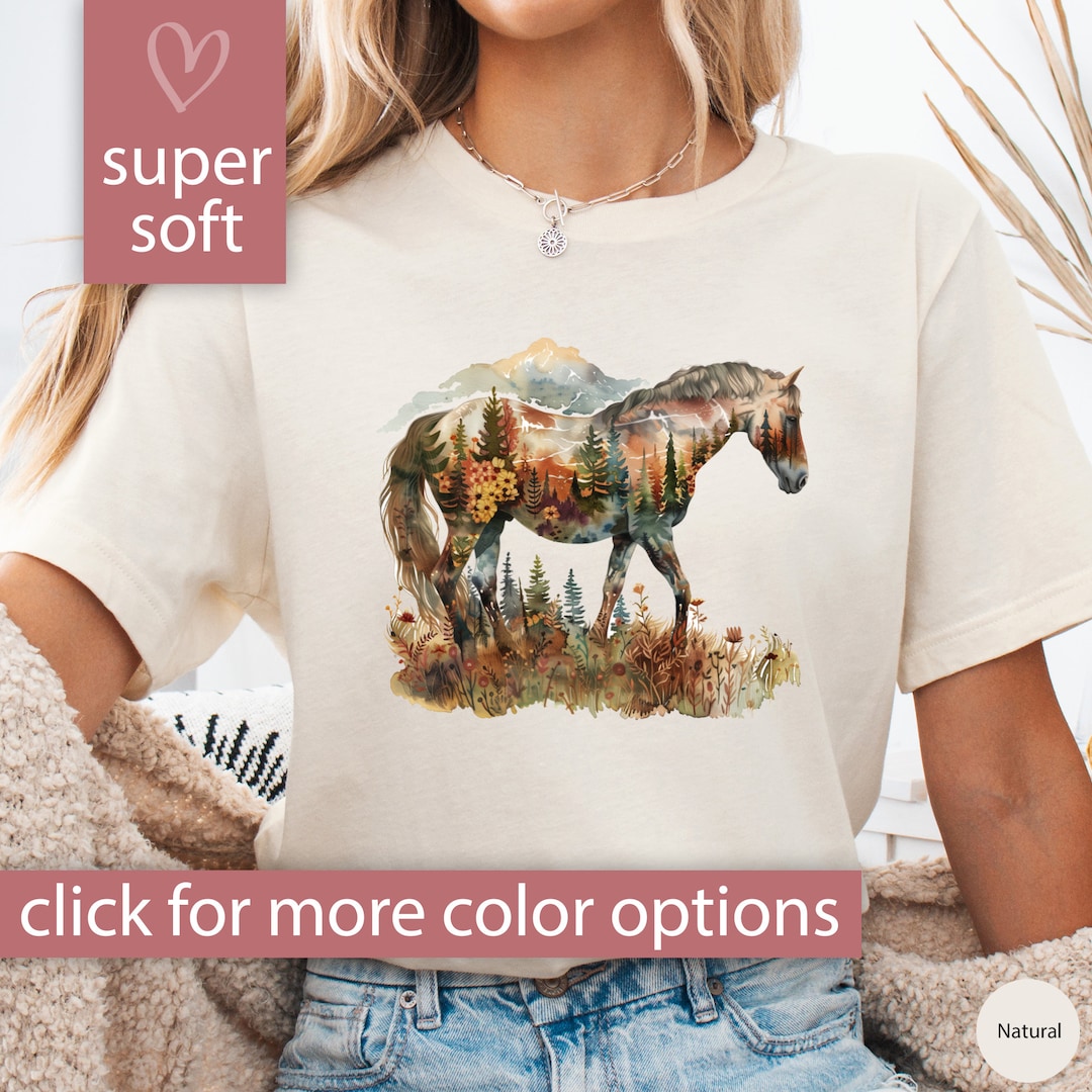 Horse Shirt Gift for Horse Lover Gift for Her, Horse Lover Shirt for ...