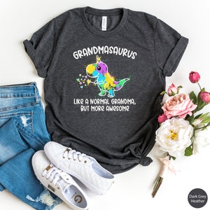 Grandmasaurus Shirt for Grandma Shirt, Funny Grandma Shirt for Women ...
