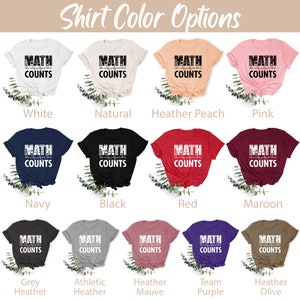 Math Teacher Shirt, Math the Only Subject That Counts Tshirt, Math ...