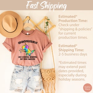 Grandmasaurus Shirt for Grandma Shirt, Funny Grandma Shirt for Women ...