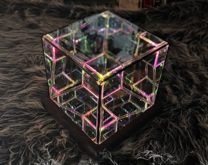 Tesseract Hypercube Infinity Mirror Art Sculpture in Stock Now - Etsy