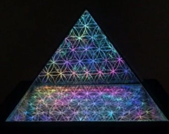 Icosahedron Sculpture Infinity Mirror Lamp Mirror Reflection - Etsy