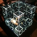 SALE- 15" Custom Tesseract Hypercube Infinity Mirror Art Sculpture ...