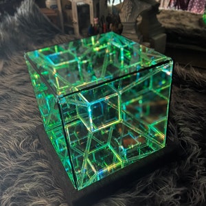 Special Eclipse Edition Tesseract Hypercube Sculpture - Pre-order - Etsy