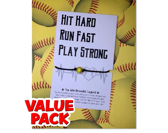 Value Pack: Black & White Inspirational Card With Softball - Etsy